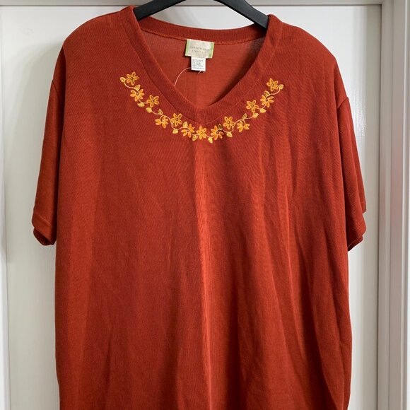 Capistrano | Tops | Capistrano Essential Womens Rust Color Shirt ...
